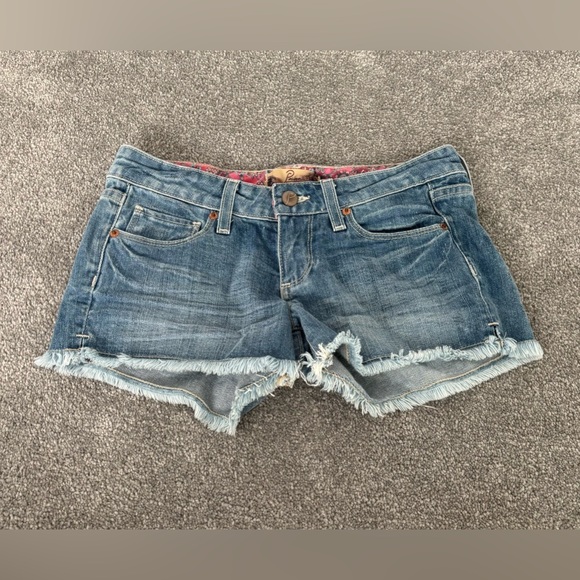PAIGE | Shorts | Nwt Paige Premium Denim Lowrise Micro Denim Shorts ...